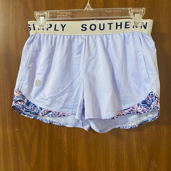 Simply Southern | Shorts | Simply Southern Womens Light Blue Shorts ...